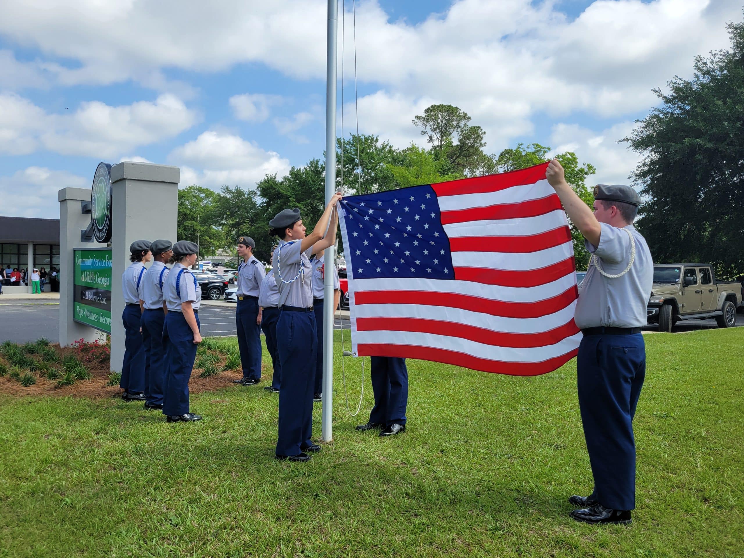 CSB dedicates flag to Rowland – Courier Herald Today